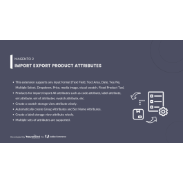 Import Export Product Attributes Extension for Magento 2 - Mavenbird