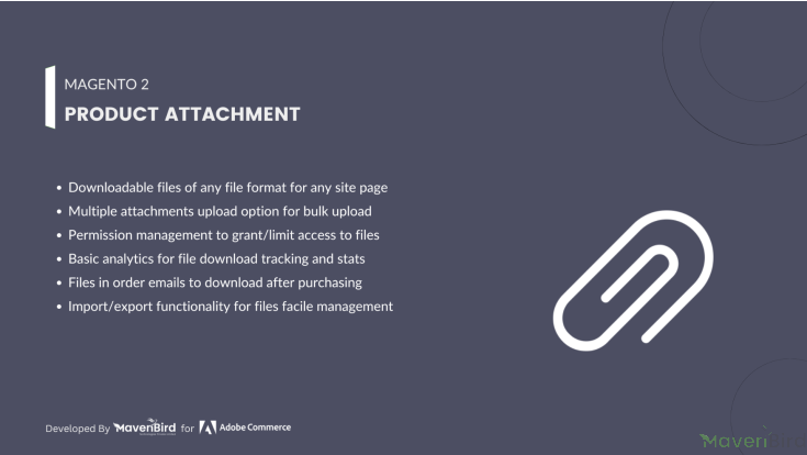 Product Attachments Extension for Magento 2 - Enhance Product Information with File Attachments ...