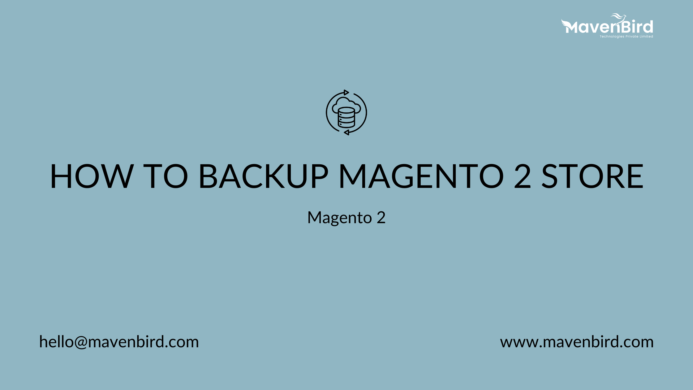 How to Backup Magento 2 Store - Mavenbird