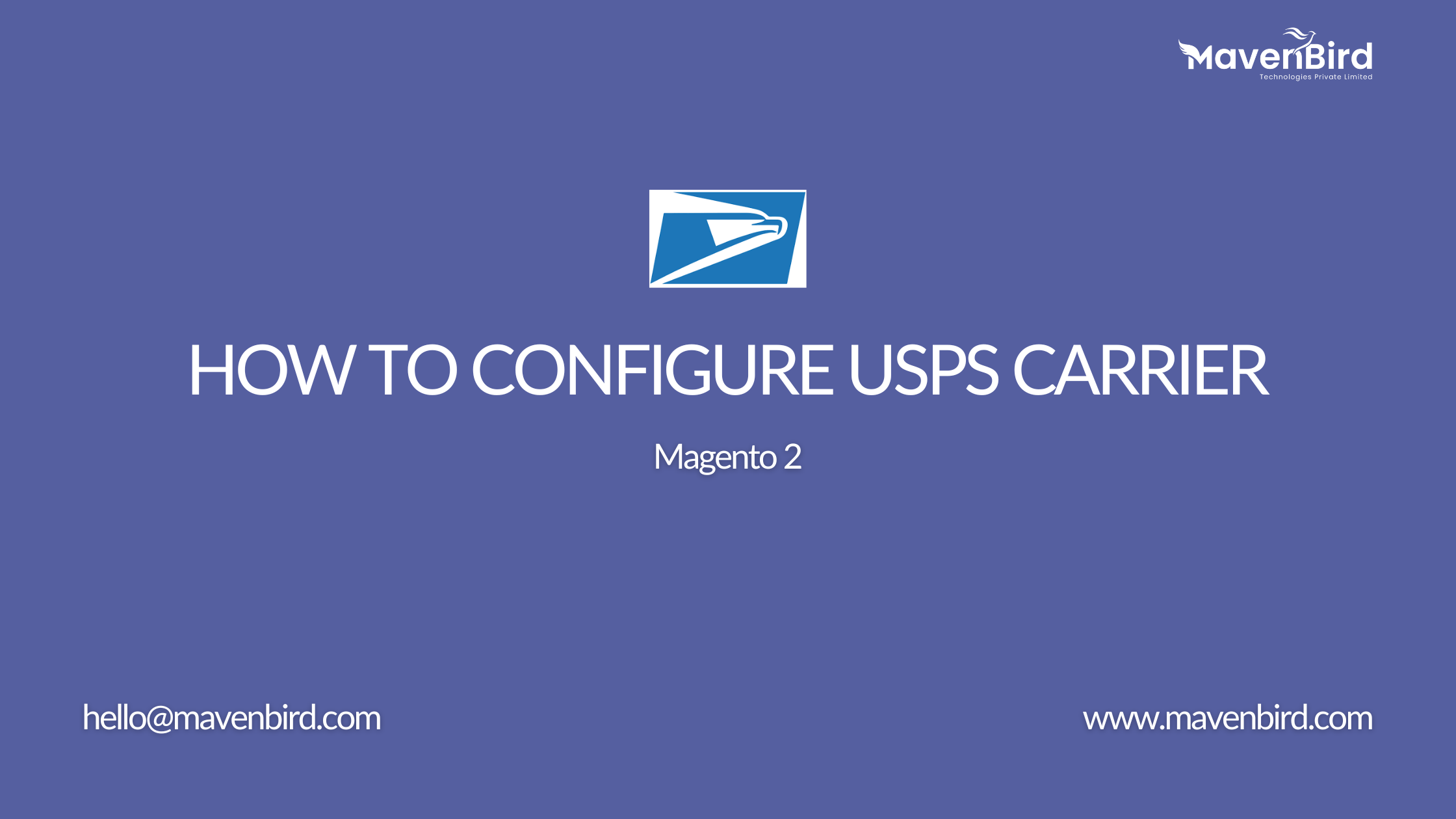 How to Configure USPS Carrier in Magento 2 - Mavenbird