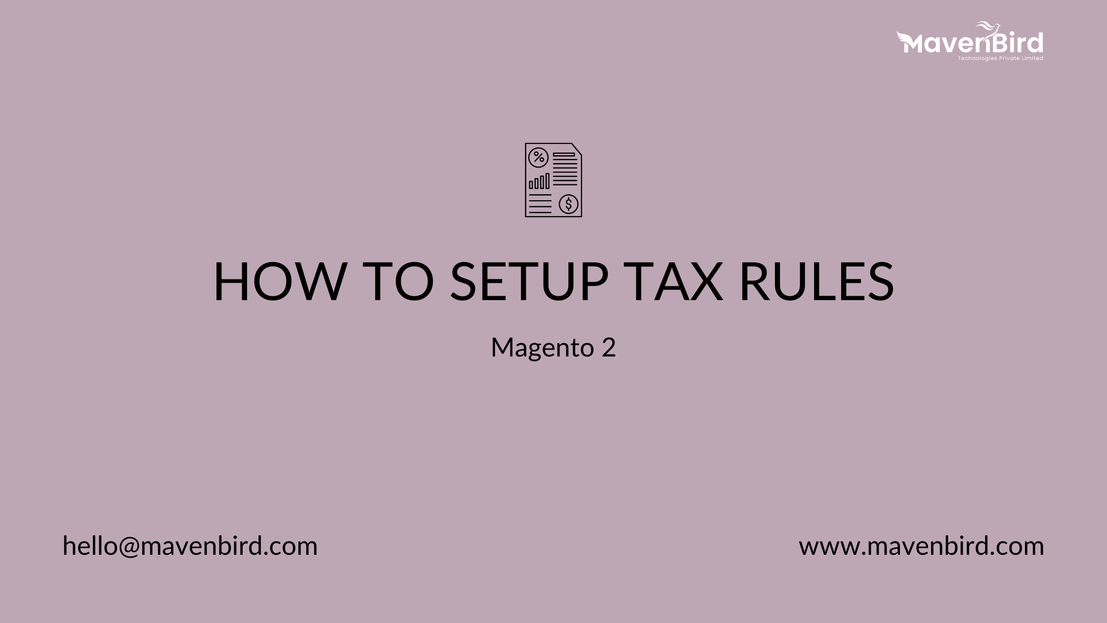 How to Setup Tax Rules in Magento 2 | Mavenbird Step-by-Step Guide - Mavenbird