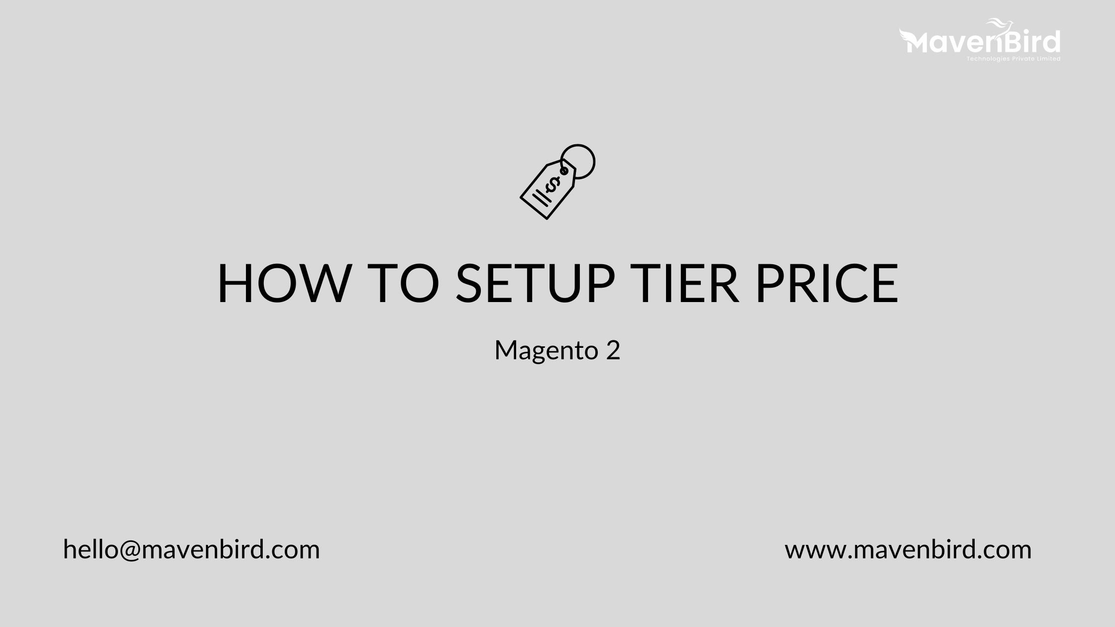 How to Setup Tier Price in Magento 2 - Mavenbird