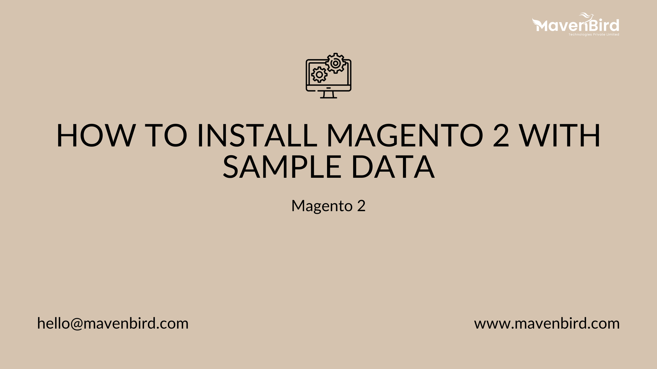 How to install Magento 2 with Sample Data - Mavenbird