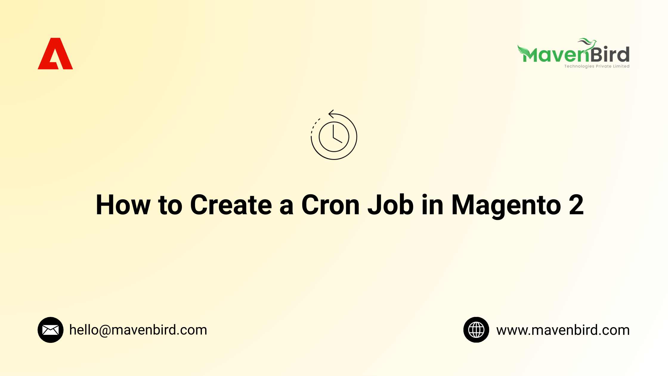 Magento 2: How to Create a Cron Job | Mavenbird - Blog - Mavenbird